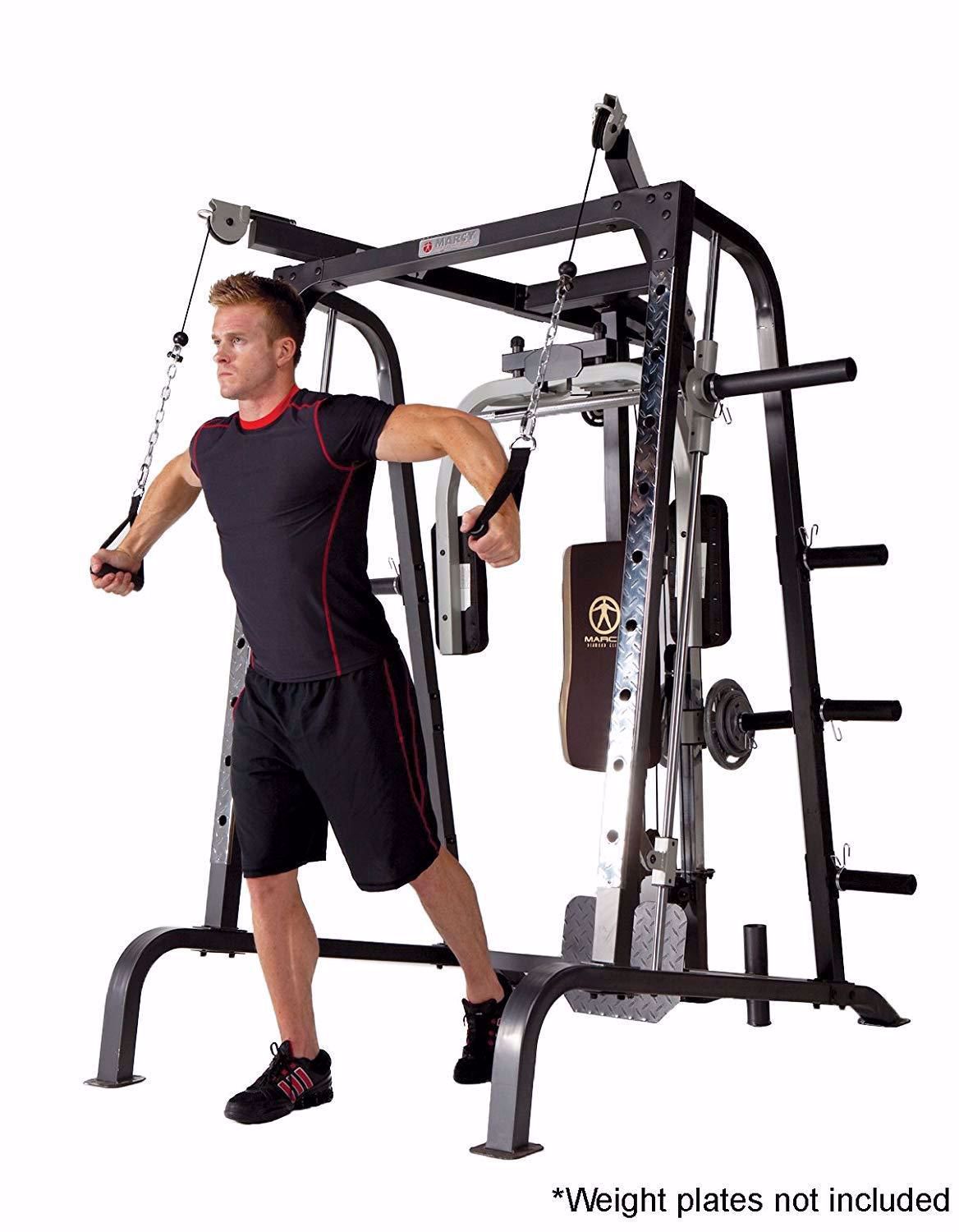 Marcy Smith Cage Workout Machine Total Body Training Home Gym System ...
